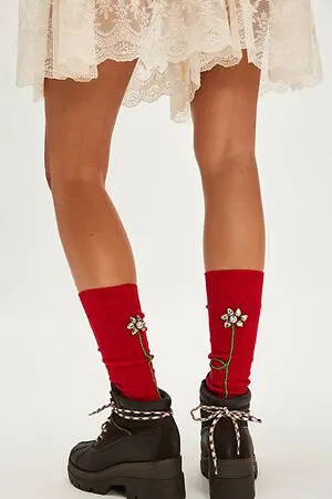 Maria La Rosa Louise Knee-high Socks