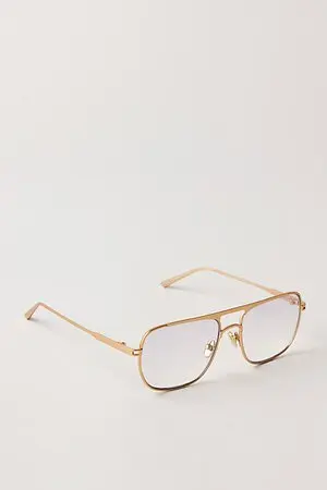 ELISA JOHNSON Jane Metal Aviator Sunglasses