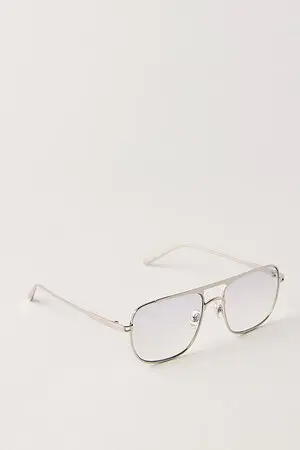 ELISA JOHNSON Jane Metal Sunglasses - Silver