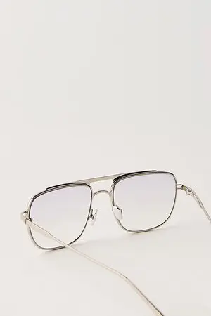 ELISA JOHNSON Jane Metal Sunglasses - Silver