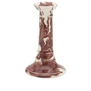 THE CONRAN SHOP Wardour Candlestick - Burgundy