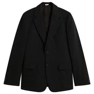 Comme Des Garçons Wool Single Breasted Blazer - Black