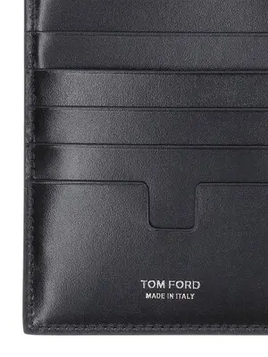 TOM FORD Croc Print Card Holder
