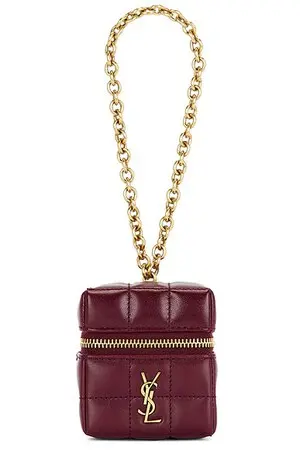 Saint Laurent Mini Cube Box With Chain