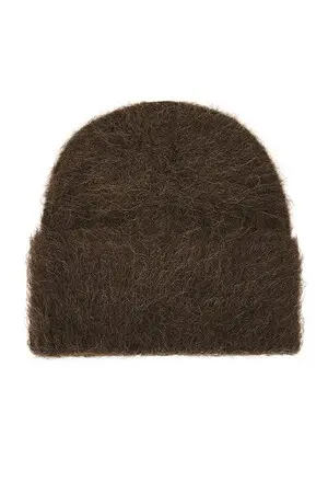 TOTEME Alpaca Knit Beanie - Pepper