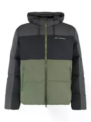EA7 Colourblock Puffer Jacket