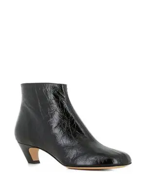 Le Monde Beryl Square-toe Leather Boots
