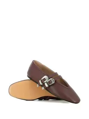 Le Monde Beryl Square-toe Ballet Flats