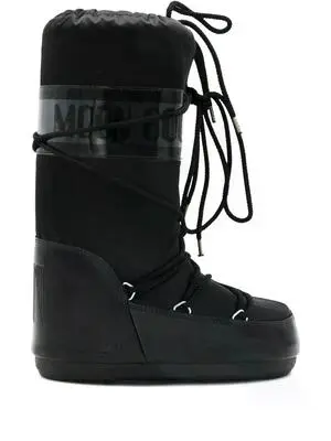 Moon Boot Icon Glance Logo-print Boots - Black