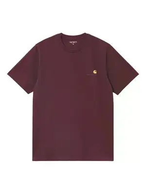 Carhartt Work In Progress American Script T-shirt Red