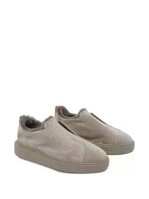 Santoni Round-toe Sneakers