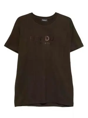 DONDUP Logo-print T-shirt - Brown
