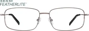 Zenni Minimalist Rectangle Full Rim Titanium Frame