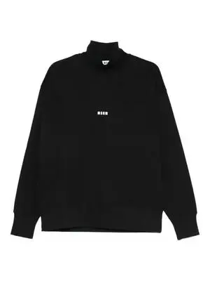 MSGM Logo-detail High-neck Sweatshirt