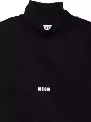 MSGM Logo-detail High-neck Sweatshirt