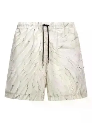 Roberto Cavalli Printed Swim Trunks - White