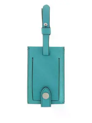 Tory Burch Leather Luggage Tag