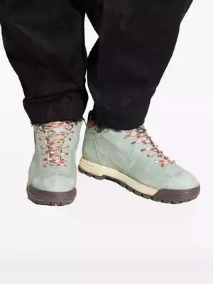 AUTRY Panelled High-top Boots - Green