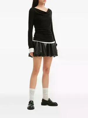 B+AB Pleated Mini Skirt