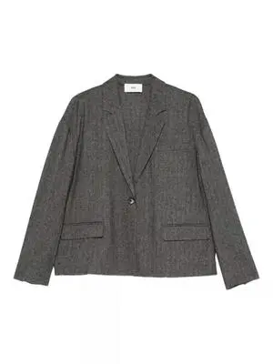 Solotre Notched Lapel Blazers For Women