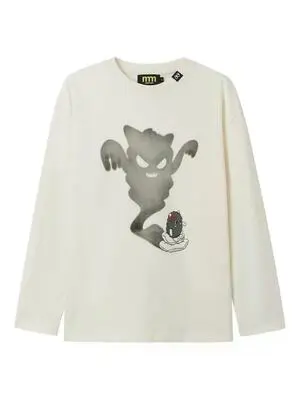 MINI CREAM Graphic-print Long-sleeve T-shirt