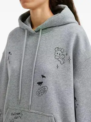 MINI CREAM Graphic-print Drawstring Hoodie