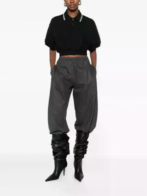 Alexander Wang Cropped Polo Top