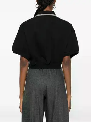Alexander Wang Cropped Polo Top