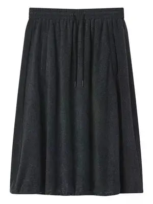 B+AB Drawstring Detail Midi Skirt