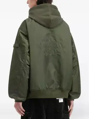 MUSIUM DIV. Logo-patch Hooded Jacket