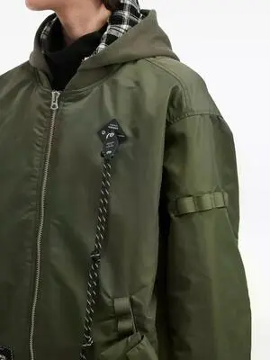 MUSIUM DIV. Logo-patch Hooded Jacket