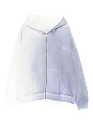 BONSAI Ombré-effect Zip-up Hoodie