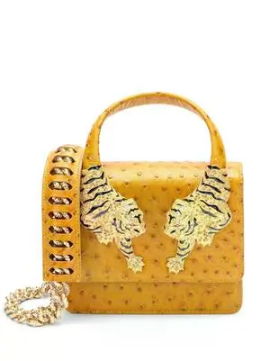 Roberto Cavalli Tote Bag With Tiger Appliqués