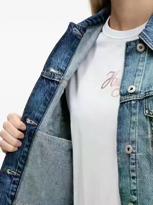 Hugo Embroidered-motif Denim Jacket