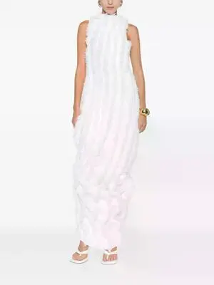 Jacquemus Ruffled Draped Maxi Dress