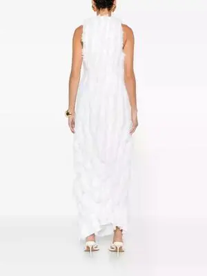 Jacquemus Ruffled Draped Maxi Dress