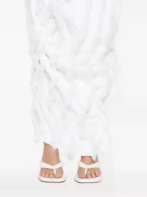Jacquemus Ruffled Draped Maxi Dress
