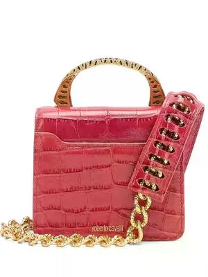 Roberto Cavalli Small Tiger Chain Mini Bag