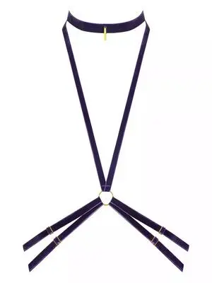 MAISON CLOSE Velvet Harness - Purple