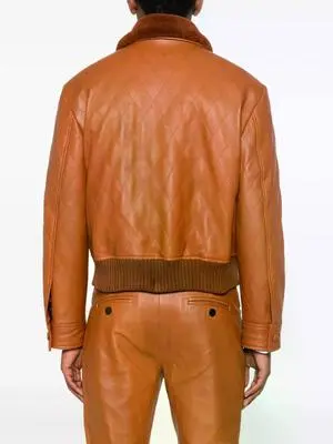 ERNEST W. BAKER Quilted Leather Jacket