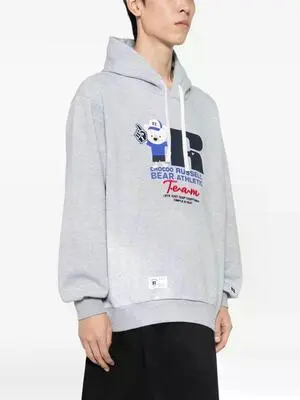 CHOCOOLATE X Russell Athletic Graphic-print Hoodie - Grey
