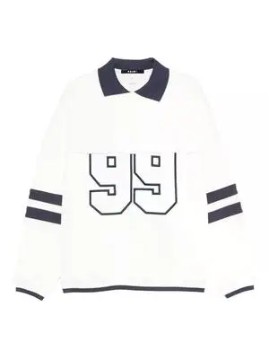 Ksubi Polo-collar Sweatshirt - White