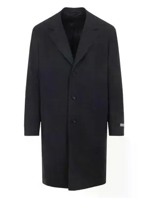 Canali Buttoned Wool Coat