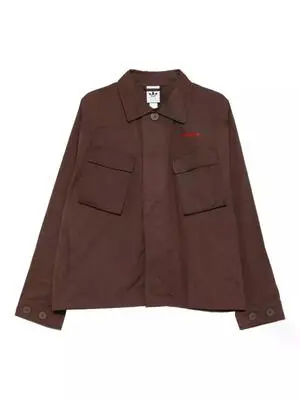 Adidas Logo-embroidered Shirt Jacket