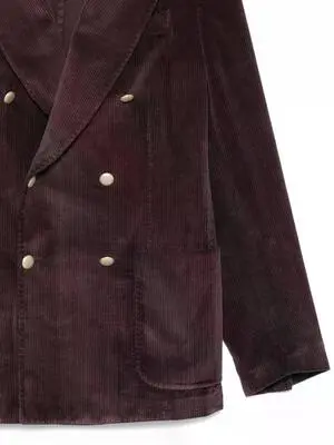 LUIGI BIANCHI MANTOVA Double-breasted Corduroy Blazer