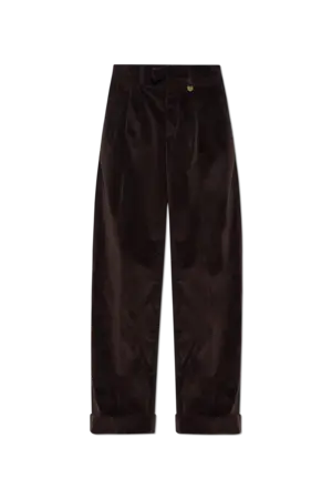 Burberry Corduroy Pleated Trousers