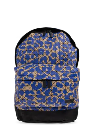 Issey Miyake Backpack With Geometric Pattern - Blue