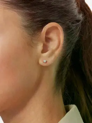 VEYNOU 14kt White Gold Diamond Stud Earrings