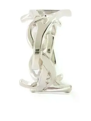 Saint Laurent Twist Ring - Silver