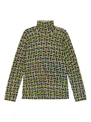 Malìparmi Printed Roll-neck Pullover - Green